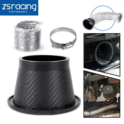 Universal Car Front Bumper Turbo Air Intake Pipe Air Funnel Inlet Cold ...