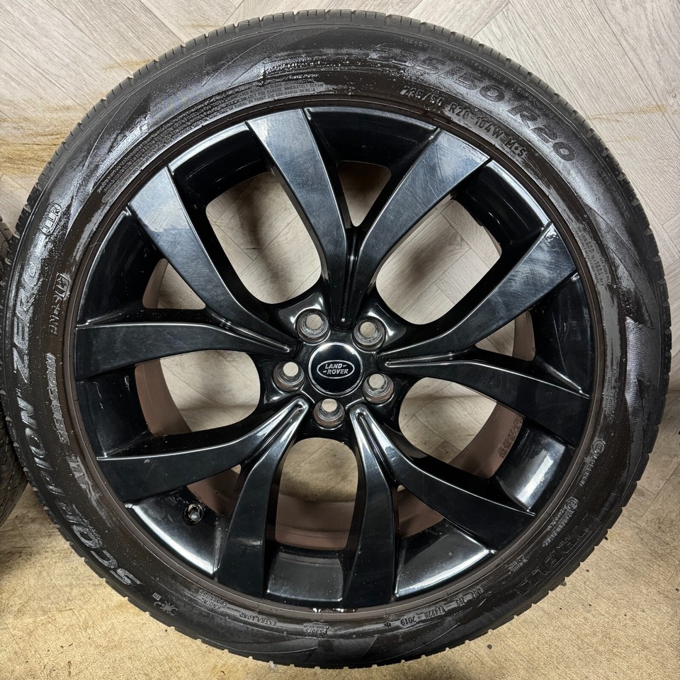 20'' GENUINE RANGE ROVER EVOQUE DISCOVERY SPORT BLACK LAND ALLOY WHEELS ...