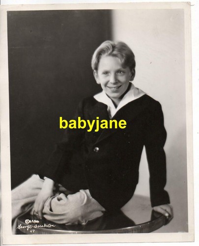 GEORGE BREAKSTON ORIGINAL 8X10 PHOTO CHILD ACTOR PORTRAIT 1934 COLUMBIA ...