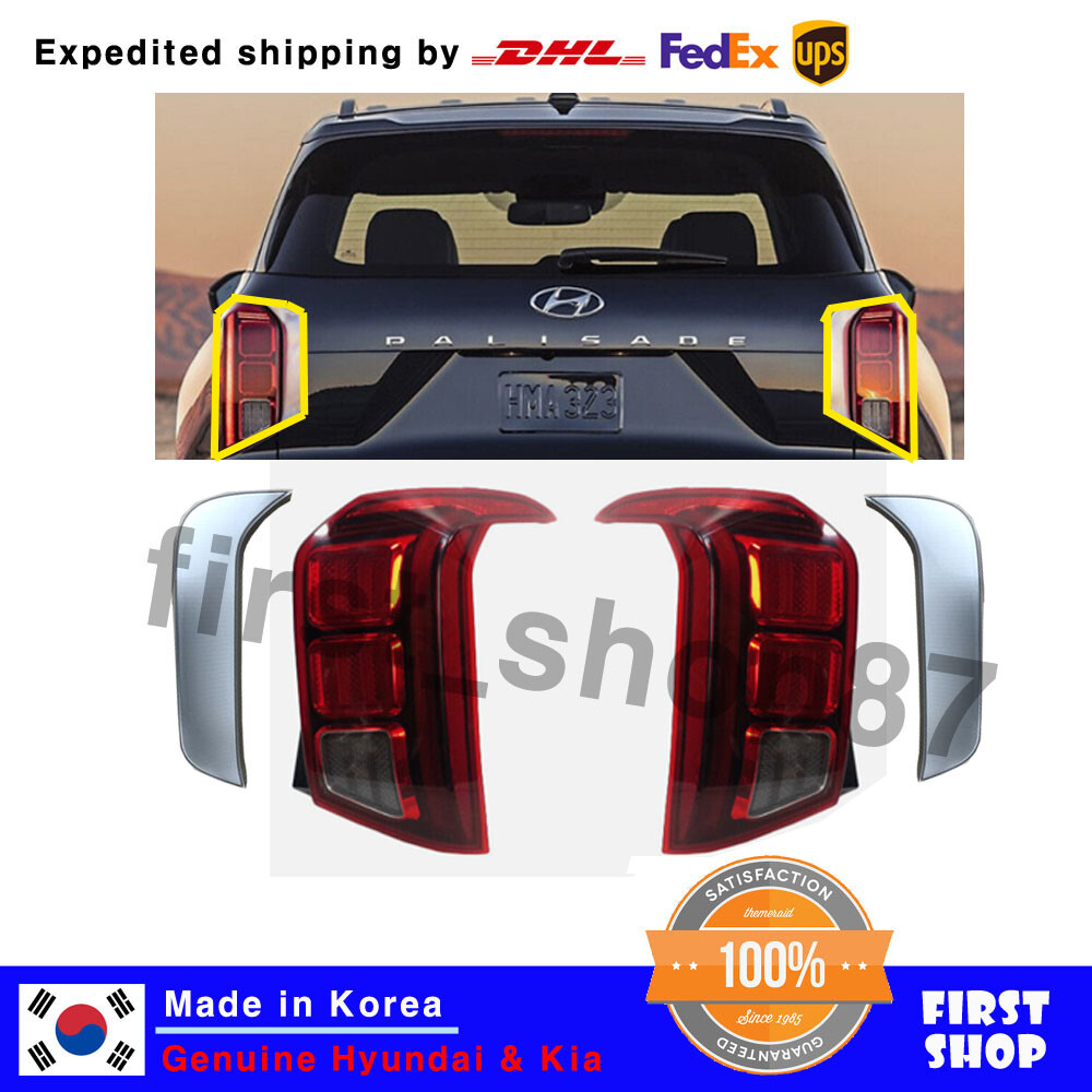 Genuine OEM Rear LED Tail Light Lamp 4p Full Set For HYUNDAI Palisade ...
