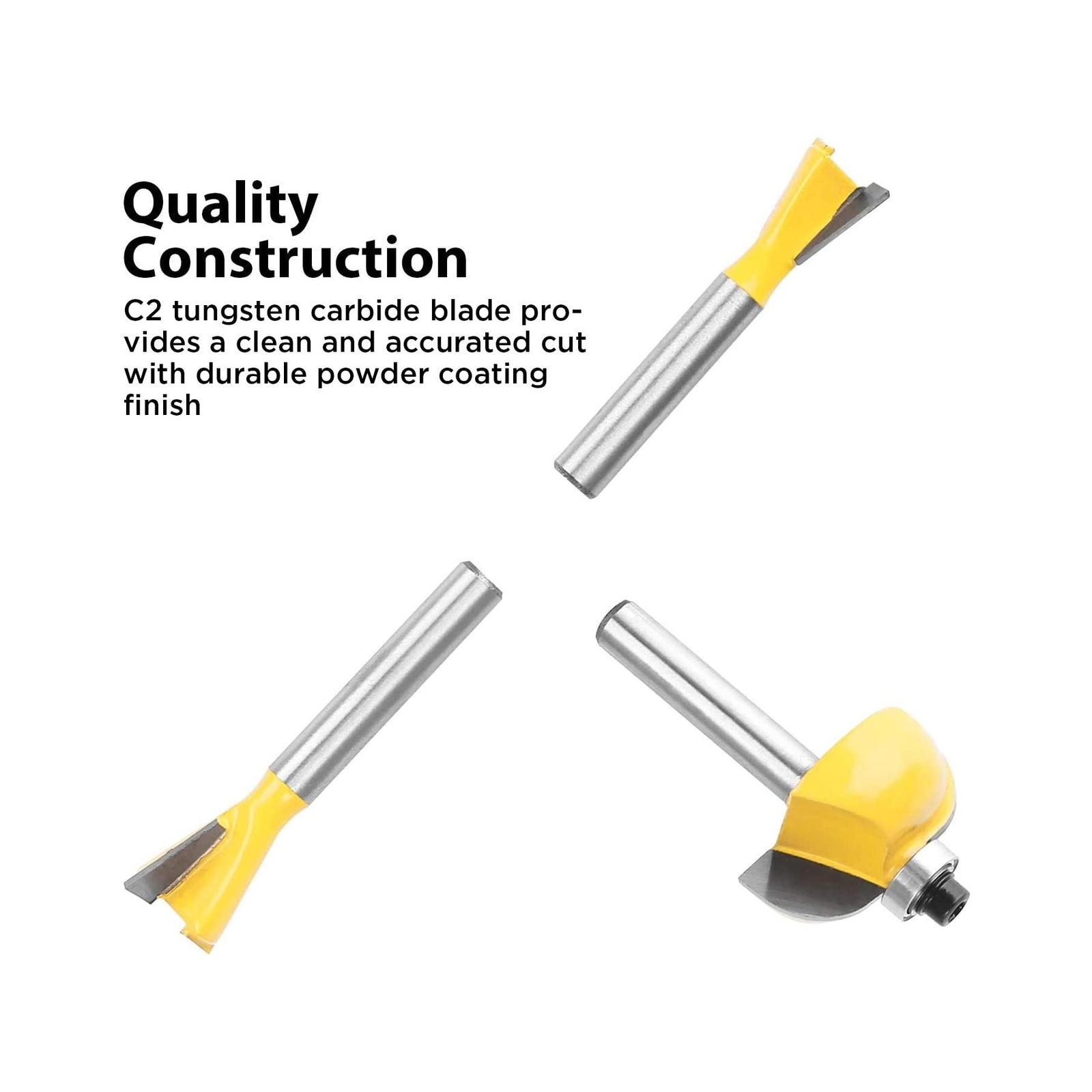 D1 Kowood Router Bits Sets 35bpieces 1/2 Inch Shanks T Shape Wood ...