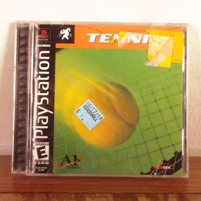 Tennis PS1 Black Label Playstation Video Game Agetec 2001 Tested | eBay
