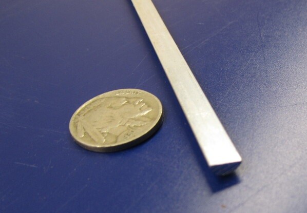 Aluminum Half Round Rod (.250") 1/4" Dia, x 3 Foot Length, 4 units, 12 ...