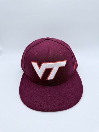 Nike Virginia Tech VT Hokies Baseball Hat Adult 7 1/4 58cm Fitted Cap ...
