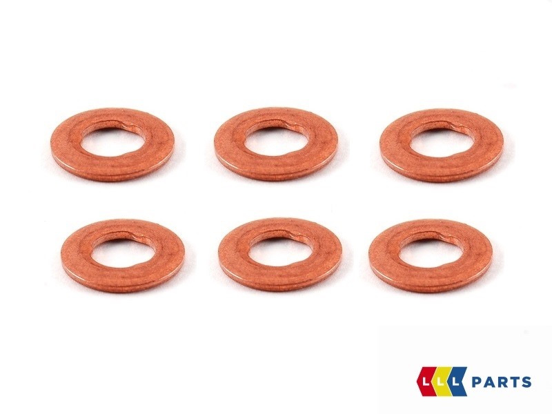 NEW GENUINE MERCEDES BENZ MB COPPER INJECTOR WASHER SEALS 6PCS ...