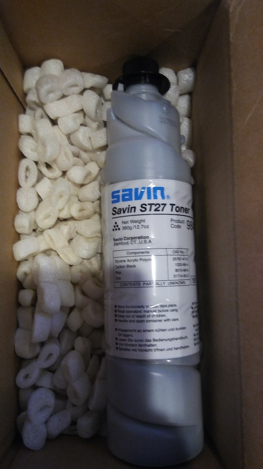 SAVIN ST27 Black toner Code:9846 9922-27 Yields:30K | eBay