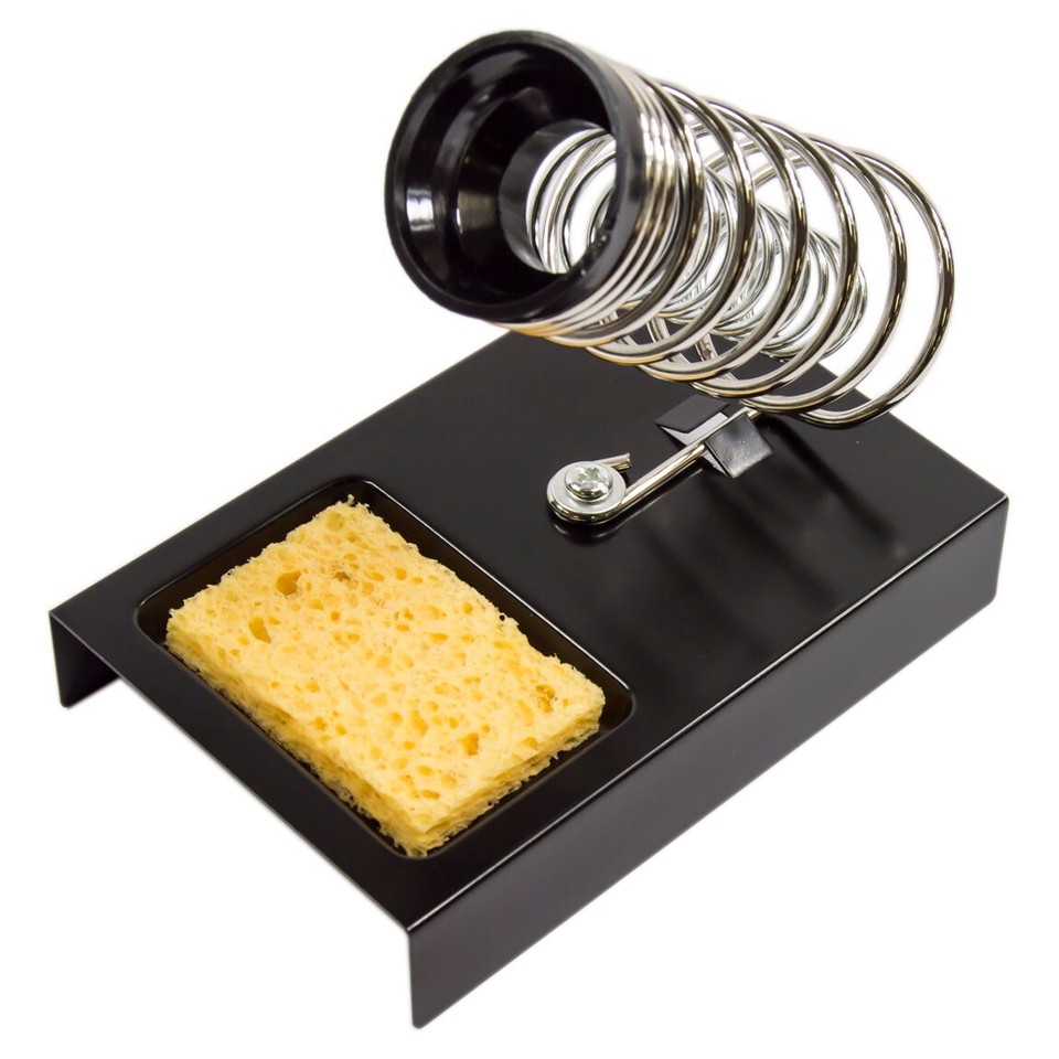 Soldering Iron Holder / Soldering Iron Stand with Tip Cleaning Sponge ...