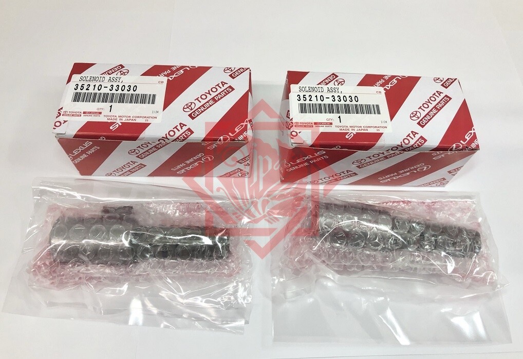 TOYOTA GENUINE 2PCS SOLENOID CLUTCH CONTROL NO.1 35210-33030 LEXUS ...