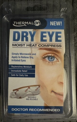 New Thermalon Dry Eye Moist Heat Compress Washable Reusable Eye Mask | eBay