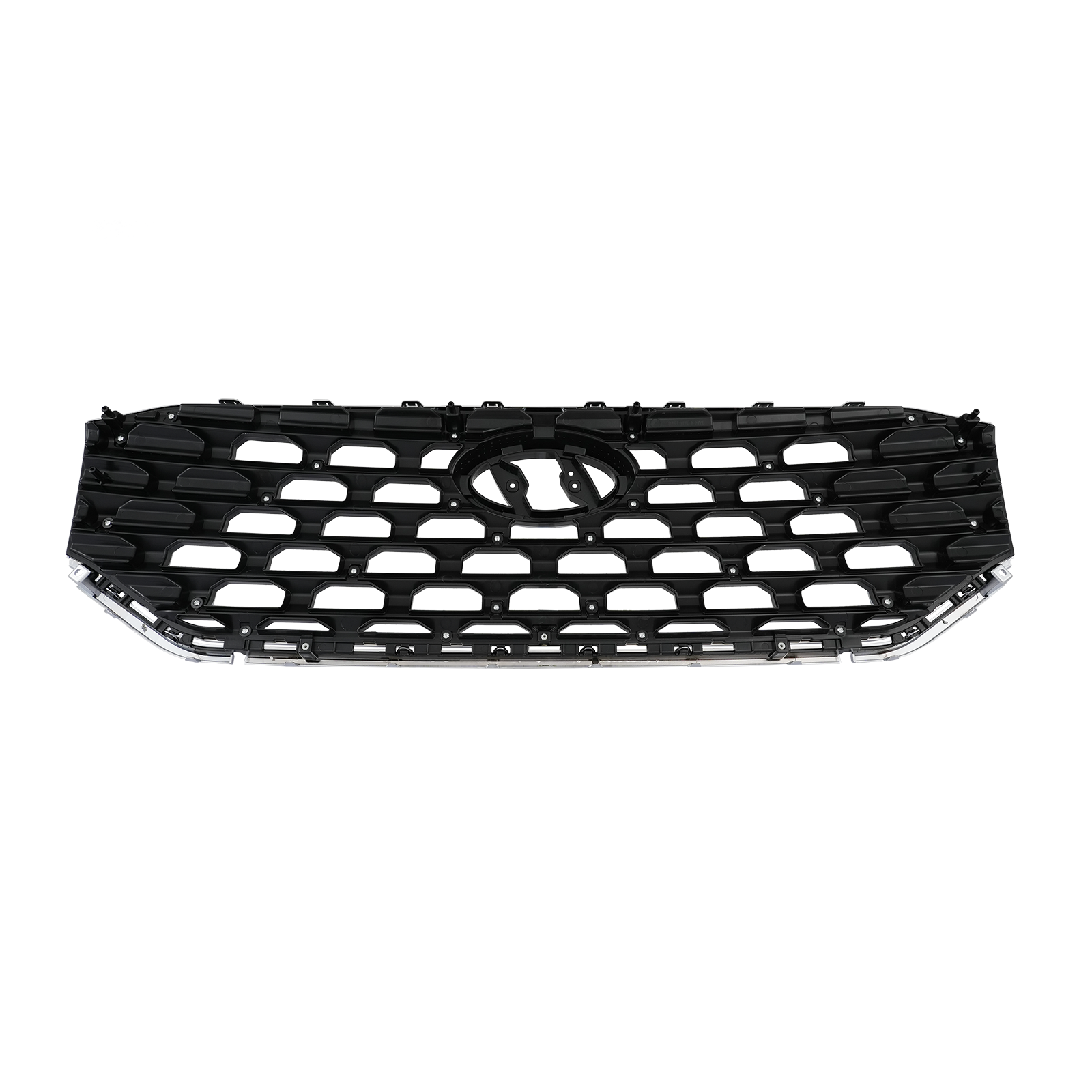 Chrome Front Bumper Upper Grille Grill 86350S2600 For 2021-2023 Hyundai ...