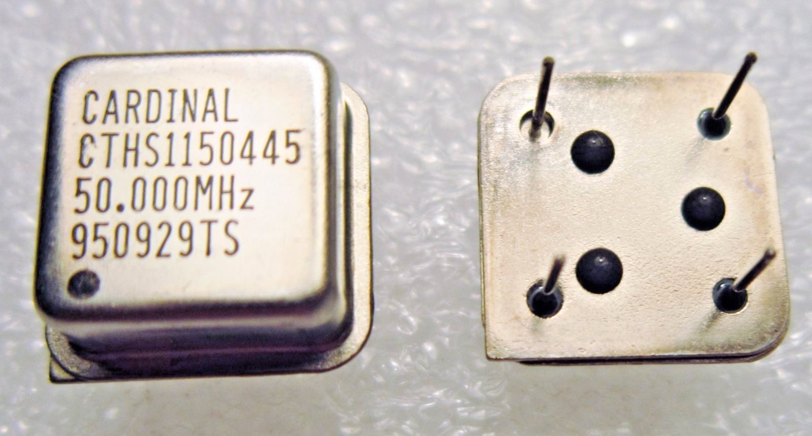 CTHS1150445 CARDINAL 50.000MHz CRYSTAL OSCILLATORS 4-PIN METAL DIP 10 ...