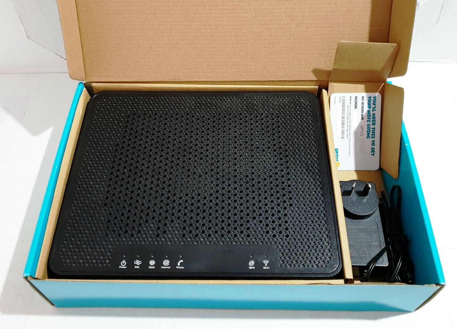 Optus NBN WiFi 11ac Wireless MODEM : Sagemcom F@ST 3864AC - 2.4GHz ...