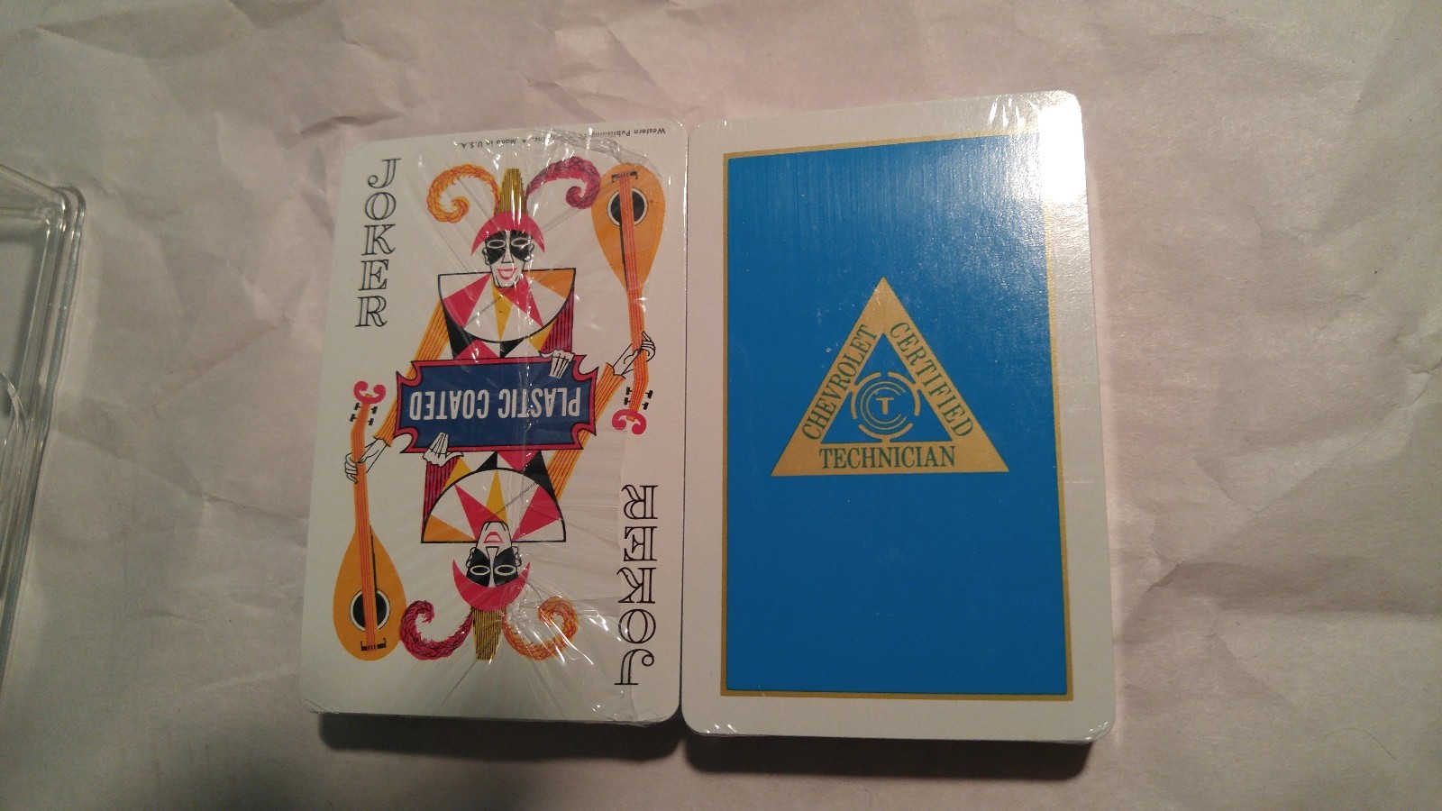 Chevrolet Certified Technician Double Deck Playing Cards Vtg Sealed | eBay