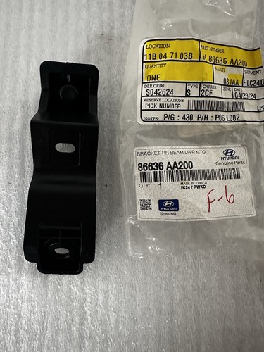 Genuine Hyundai OEM Bracket-Rr Beam Lwr Mtg 86636-AA200 | eBay