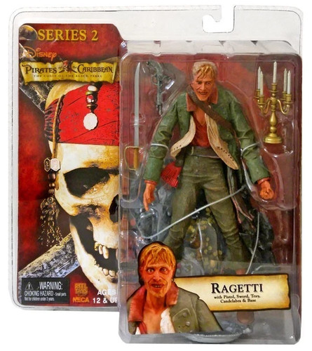 PIRATES of the CARIBBEAN CURSE of the BLACK PEARL RAGETTI NECA in BOX ...