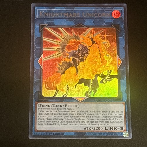Knightmare Unicorn (Alternate Art) (UR) RA01-EN043 25th Anniversary ...