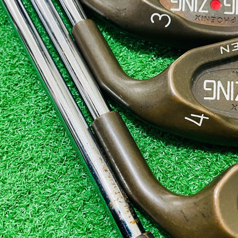 PING Iron Set EYE ZING Orange Beryllium Copper 3.4.5.6.7.8.9.W.S PING ...