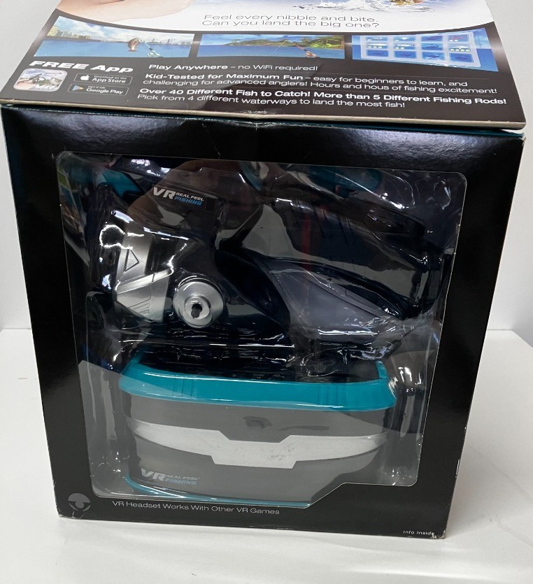 VR REAL FEEL FISHING 3D REALITY SIMULATOR BOXED AGE 8+ CG N43 | eBay UK