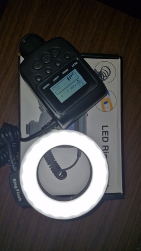 LED Macro Ring Flash Light for Nikon, Canon, Olympus DSLR Cameras | eBay UK