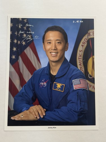 JONNY KIM HAND SIGNED 8x10 PHOTO NASA ASTRONAUT NAVY SEAL AUTOGRAPHED ...