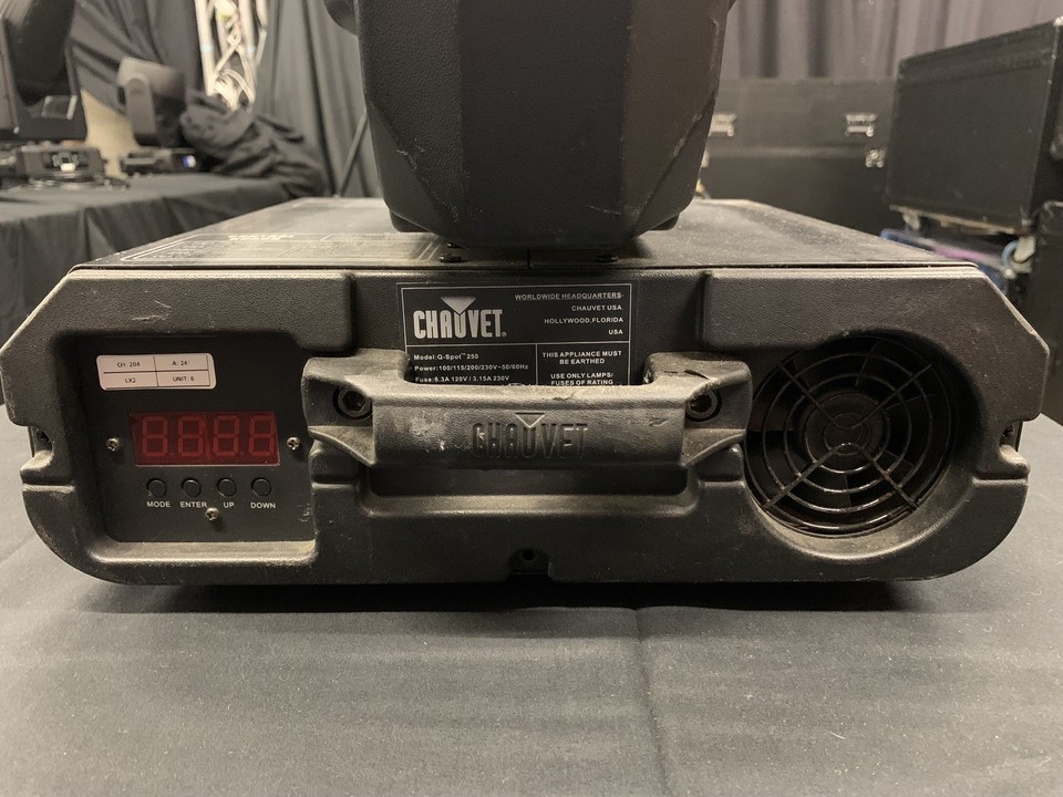 Chauvet Q-SPOT 250 LED DMX Moving Head Stage Light | eBay