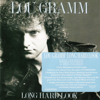Lou Gramm ~ Long Hard Look (1989) CD 2013 Rock Candy Records UK •• NEW ...