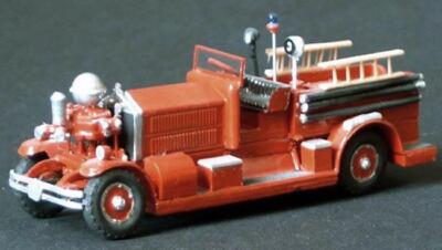HO Scale Jordan Highway Miniatures AHRENS Fox Fire Truck KIT 1/87 New ...