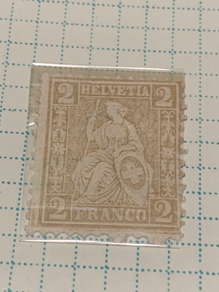 Lot Of 14 Extremely Rare Helvetia Switzerland Franco Stamps | eBay