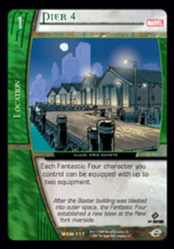 VS System: Pier 4 - Foil [Played] Marvel Web of Spider-man TCG CCG ...