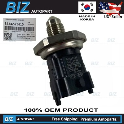 OEM Fuel Pressure Sensor for 15-25 Genesis Hyundai 17-25 Kia OE# 35342 ...