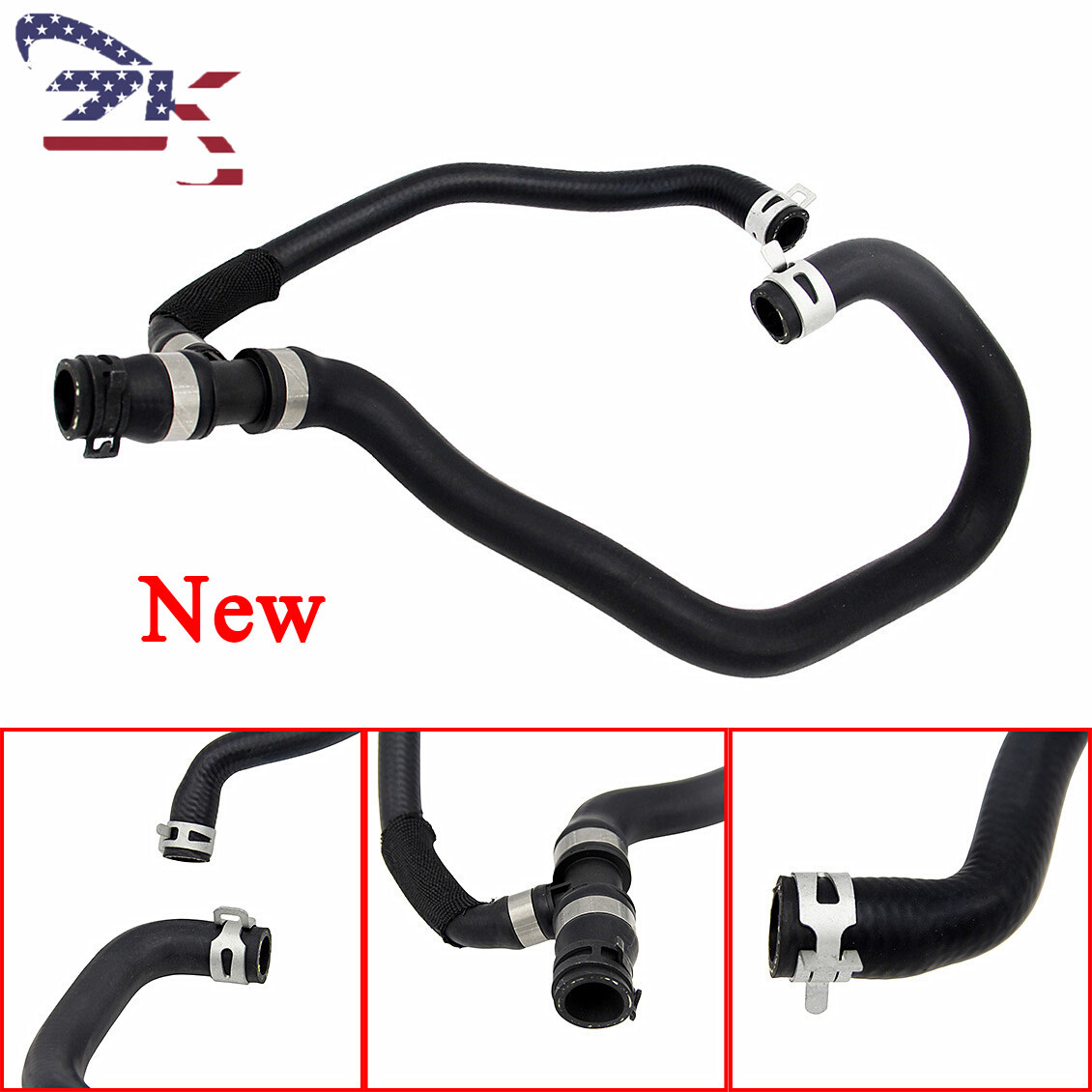 1pcs Coolant Reservoir Hose for Mercedes-Benz ML550 1668301400 | eBay