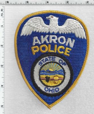 Akron Police (Ohio) 4th Issue Shoulder Patch | eBay