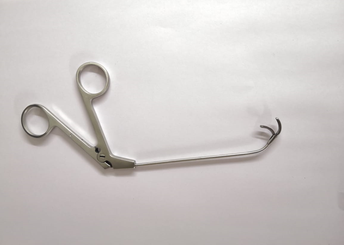 Antrum Grasping Forceps 90° To 120° Jaw Opening Fixed Curved Jaw ...