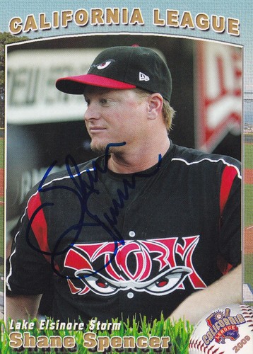 SHANE SPENCER SIGNED AUTO'D 2009 GRANDSTAND CAL LEAGUE ALL STAR CARD #27 YANKEES | eBay