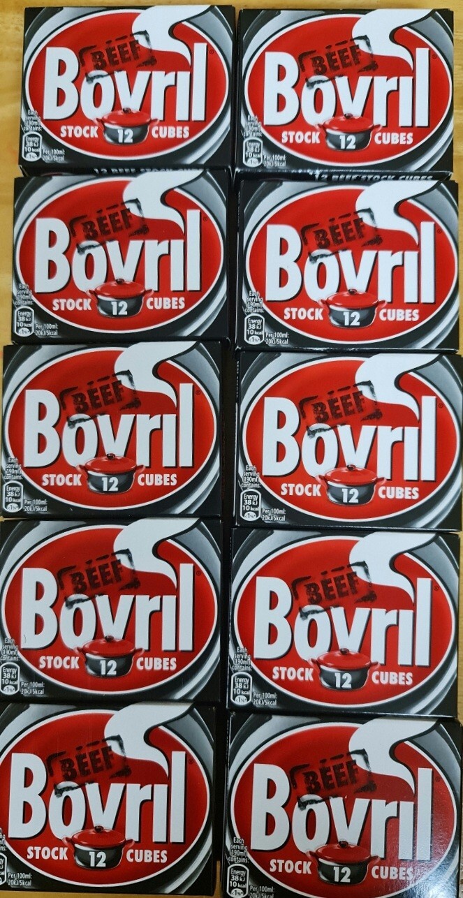 Bovril Beef Stock 120 Cubes In Date + Iron & B-Vit For Marinade/Beefy ...