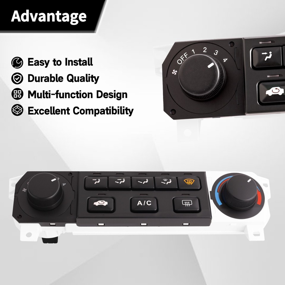 79600-S84-A01ZA Climate Control Module Panel 98-00 Honda Accord 98-04 ...