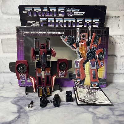 Transformers G1 Thrust Action Figure with Box Hasbro 1985 | eBay