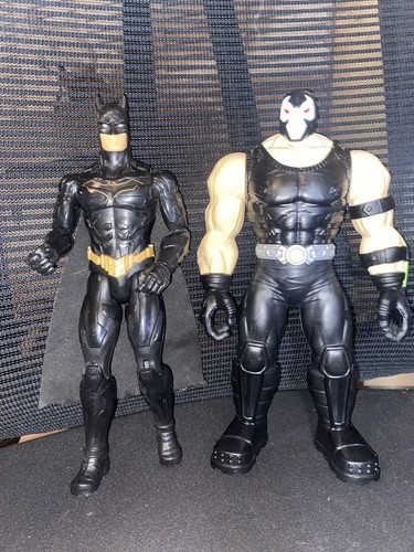 Batman & Bane Lot Of 2 Vintage Action Figure Toys, 12” Inch DC COMICS ...