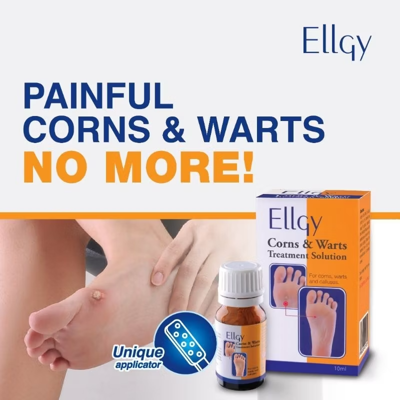 Ellgy Corn and Wart Solution 10ml Effective Wart & Corn Treatment | eBay