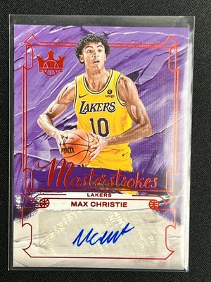 2024-25 Panini Court Kings - Master Strokes Max Christie #MS-MAX Ruby ...
