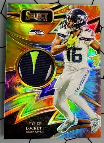 Tyler Lockett 2024 Select SPARKS Prizm Patch /25 🔥 3-Color Patch ...