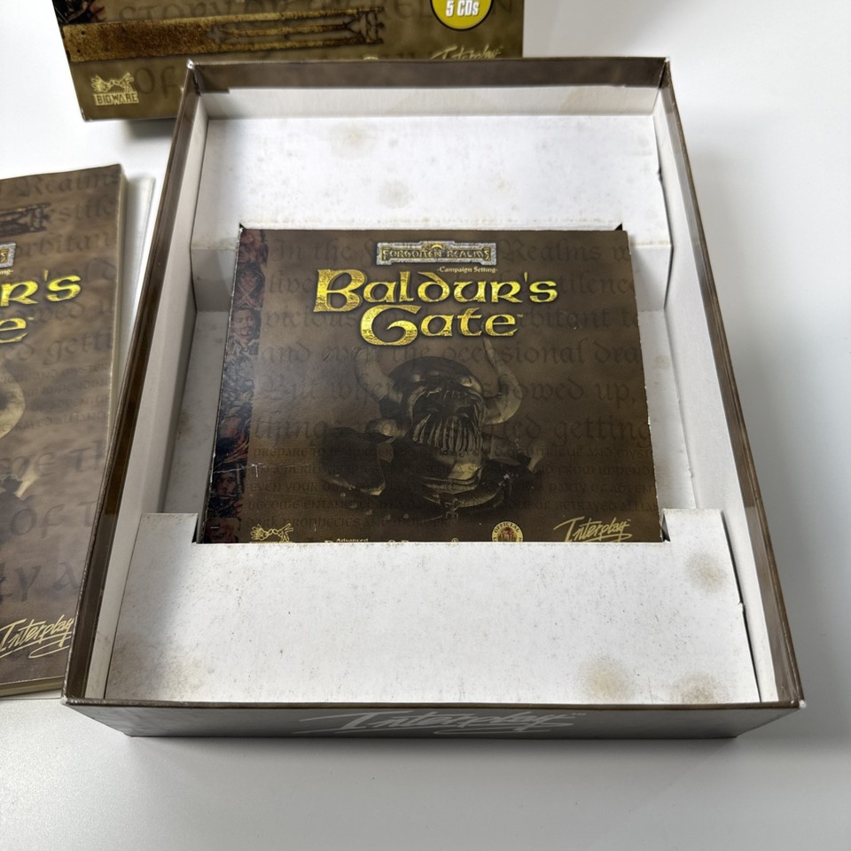Baldur's Gate (Big Box PC, 1998) Complete With All Inserts | eBay UK