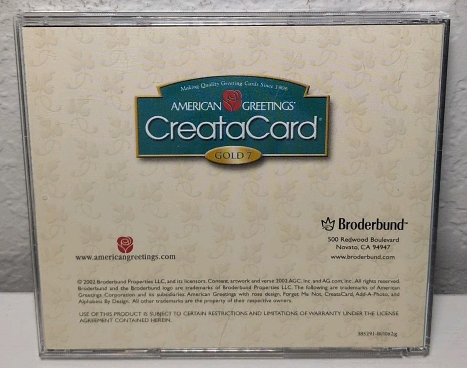 American Greetings Creatacard Gold 7 PC CD-ROM B291 | eBay