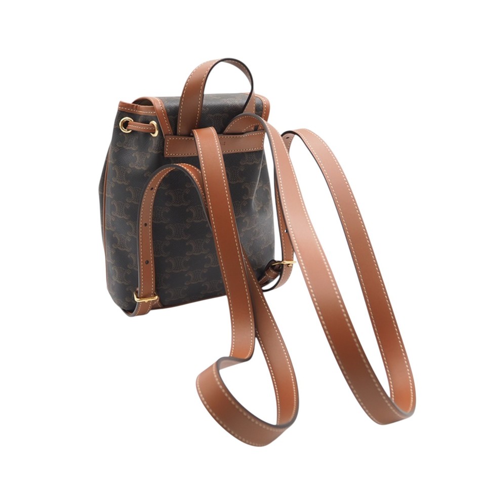 Celine 197662 Triomphe Folco Mini Backpack | eBay