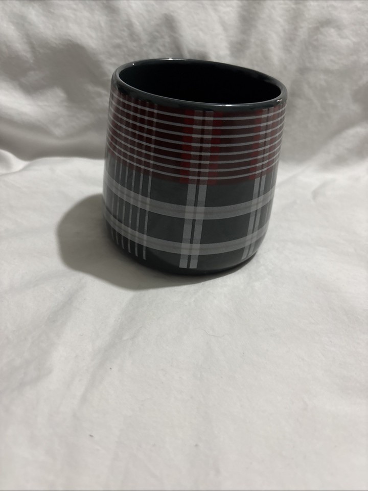 Hearth & Hand With Magnolia Coffee Mug Cup Green Burgundy Plaid ...