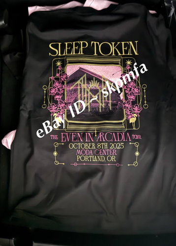 SLEEP TOKEN Shirt Portland OR💯 Official Merch !! 😴 🪙 EIA Tour 2025 🦩XL ...