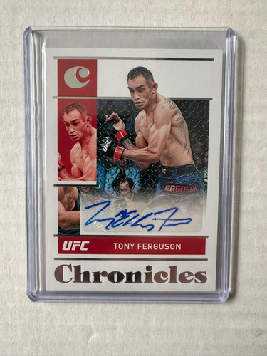 2022 Panini Chronicles UFC MMA Signatures TONY FERGUSON #CS-TFG Auto ...