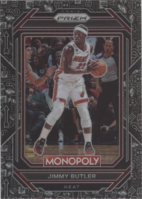 2022-23 Panini Prizm Monopoly - Jimmy Butler #46 Monopoly Black Prizm ...