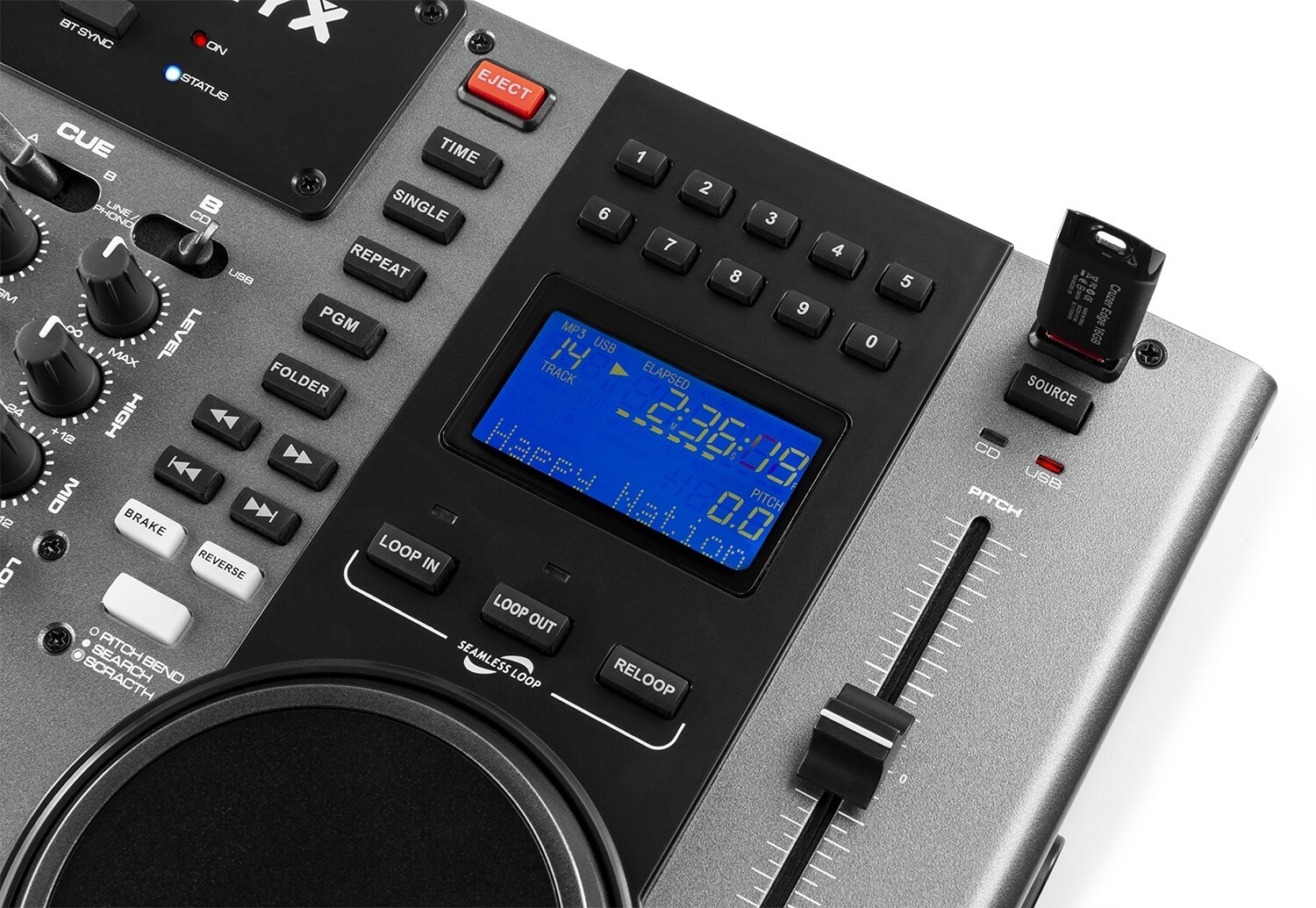 VONYX "CDJ450" Doppel MP3 CD Bluetooth USB Workstation Mixer Player DJ ...
