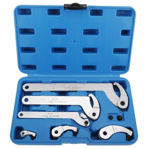 8Pcs Adjustable Hook Pin Spanner Wrench Tool Set Locking Nut Wrench ...
